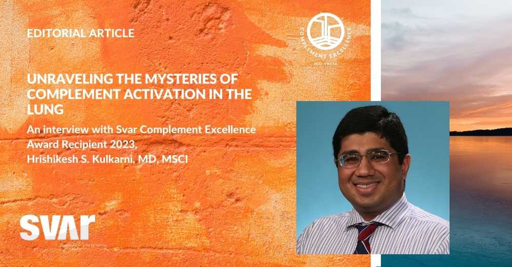 Interview with Dr. Hrishikesh S. Kulkarni, Recipient of the Svar Complement Excellence Award 2023